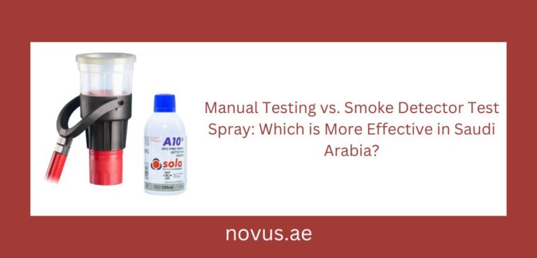 Manual Testing vs. Smoke Detector Test Spray in Saudi Arabia
