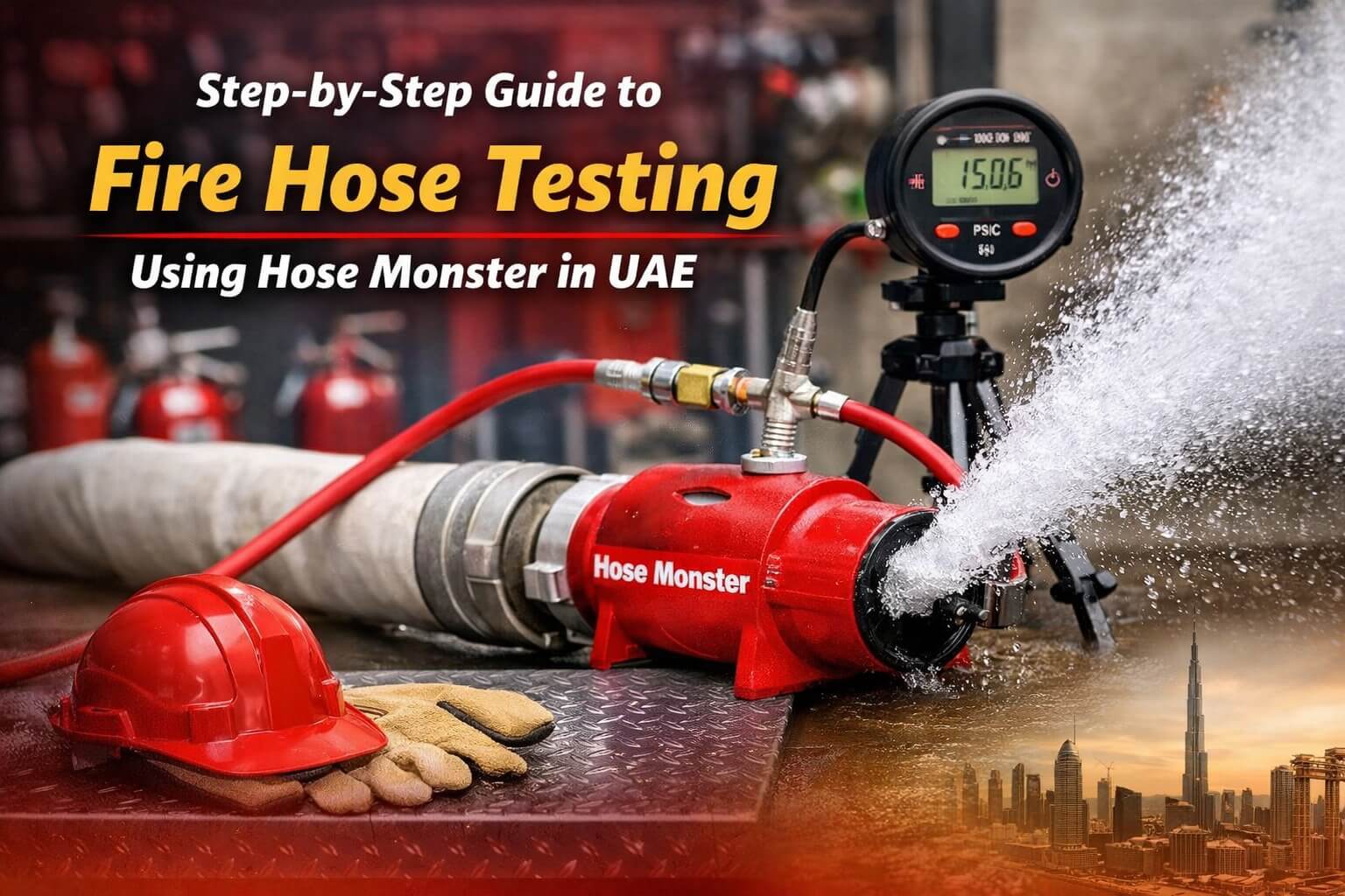 Step-by-Step Guide to Fire Hose Testing Using Hose Monster in UAE